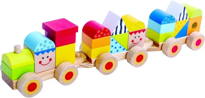 Wooden stacking train | Wooden Toys – The Toy Room