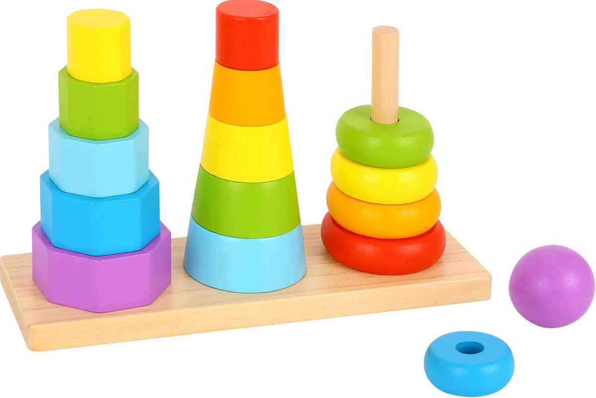 Wooden Shape Tower | Wooden Toys – The Toy Room
