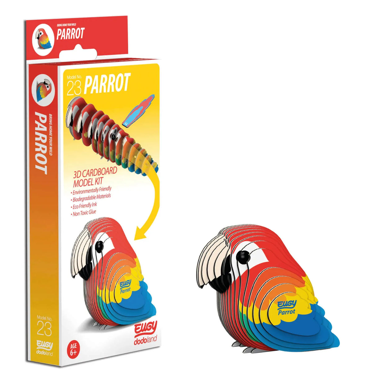 EUGY 3D Parrot | Eugy animals – The Toy Room