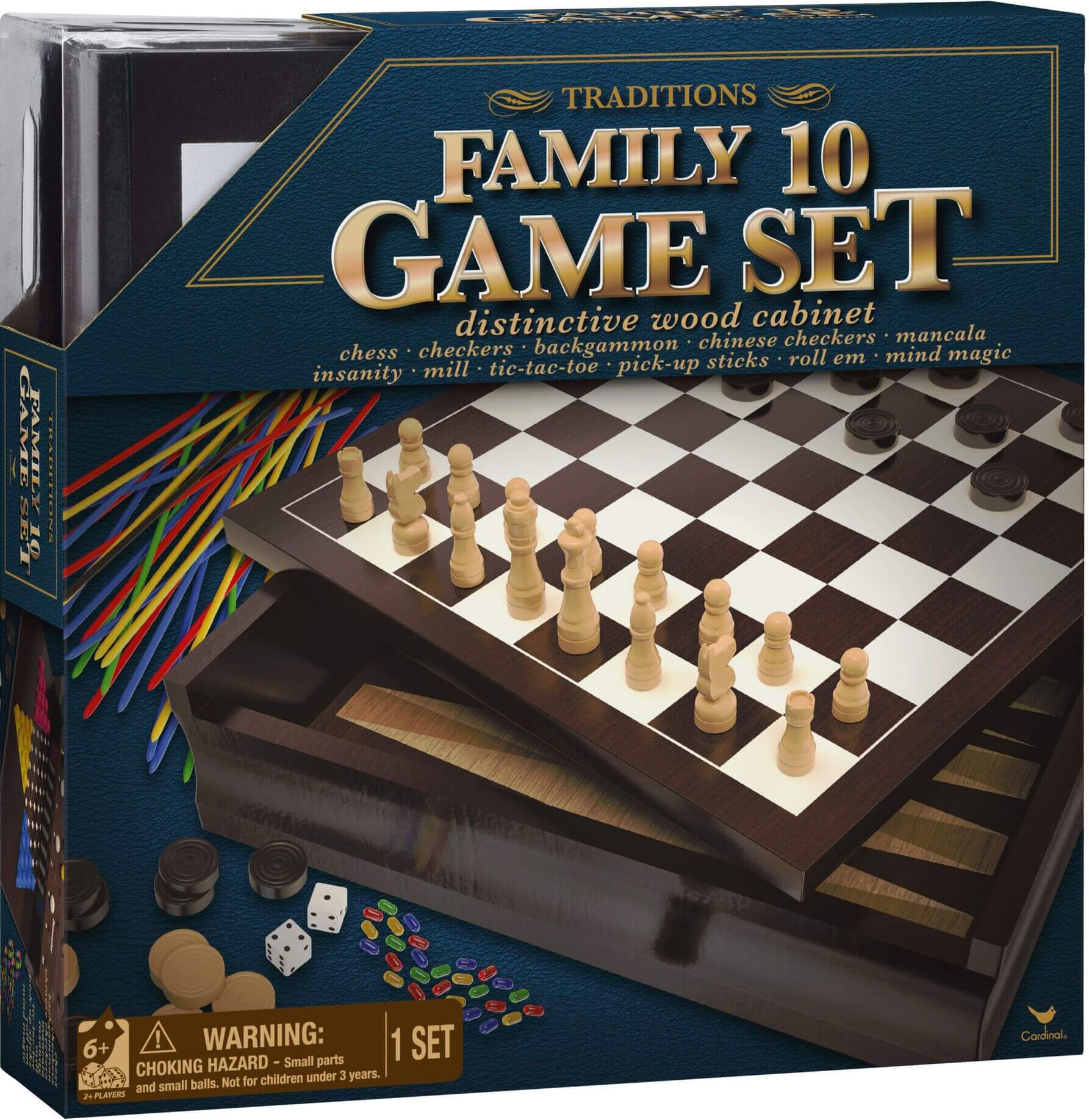 Family 10 Game Set | Wooden Game set – The Toy Room