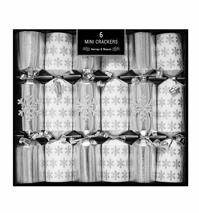Mini Silver Snowflake Christmas Crackers - Pack of 6 – The Toy Room