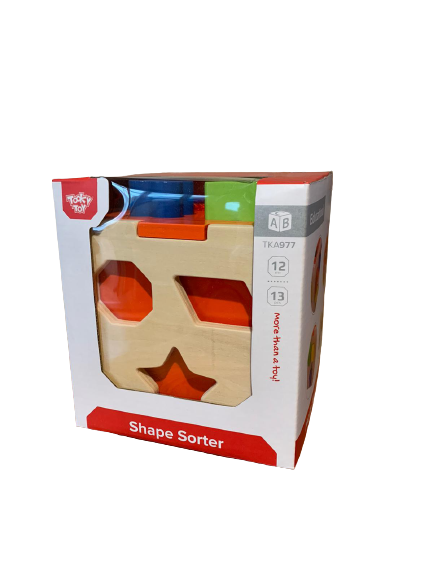 Wooden Shape Sorter | Tooky Toys – The Toy Room
